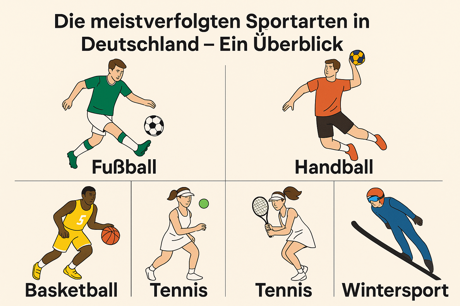Die meistverfolgten Sportarten in Deutschland – Ein Überblick