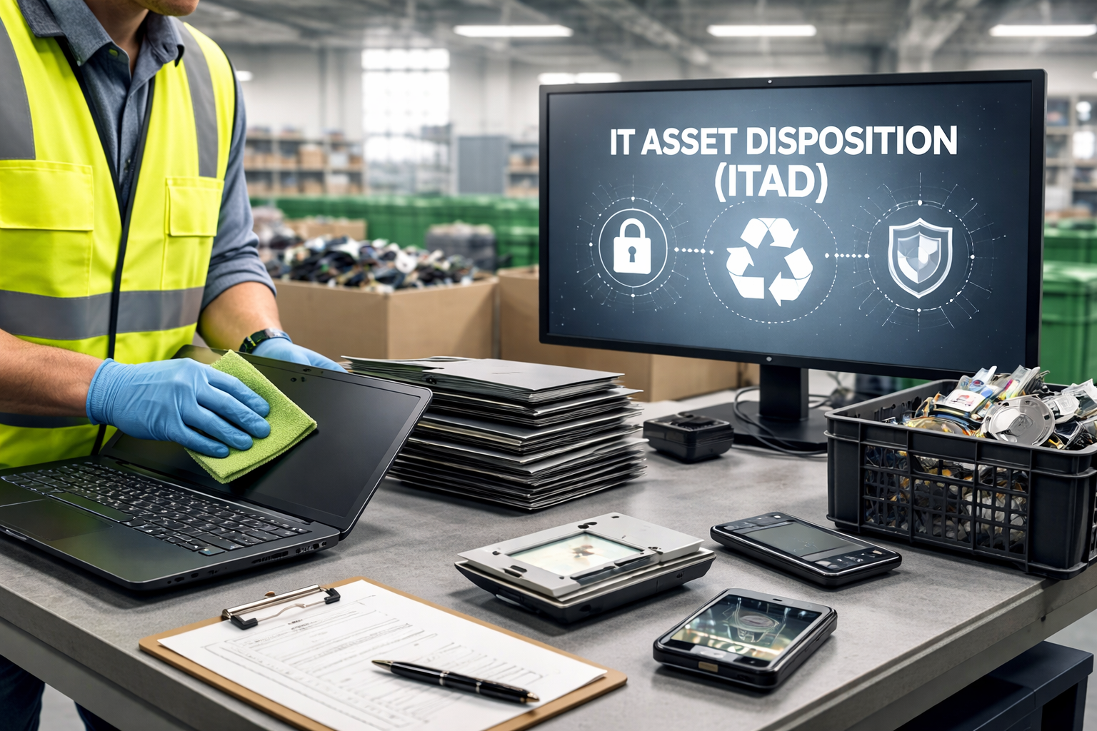 ITAD für Unternehmen: Sichere und nachhaltige Verwertung von IT-Assets